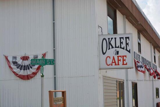 Menu at Oklee Cafe, Oklee