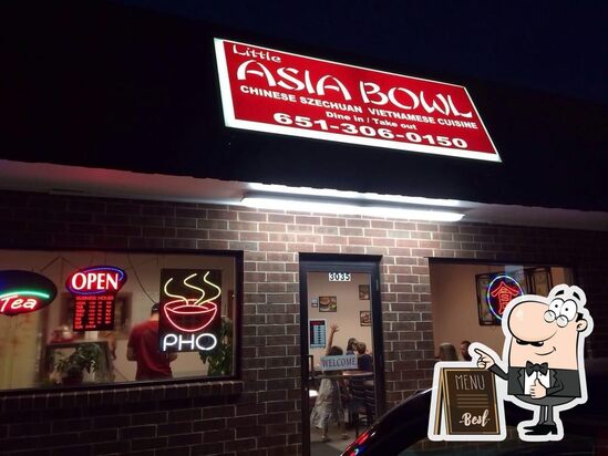 Menu at Little Asia Bowl restaurant, Inver Grove Heights