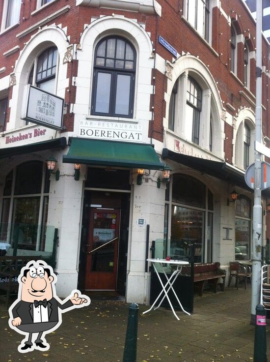 Menu at Boerengat, Rotterdam, Oostzeedijk 272