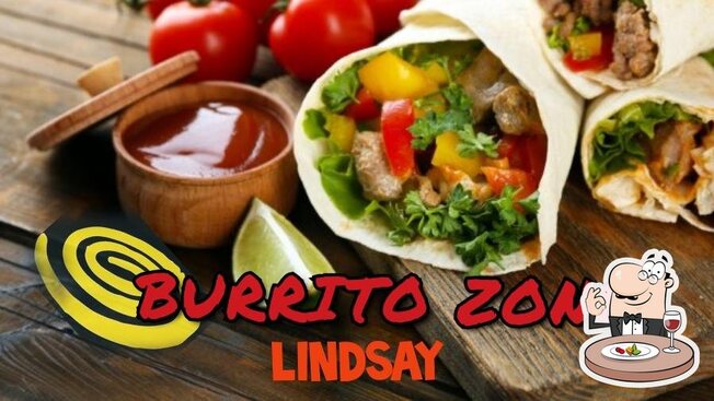Menu at Burrito Zone Lindsay restaurant, Lindsay