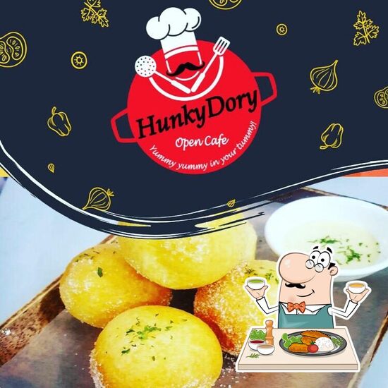 Menu at Hunky dory open cafe, Varanasi