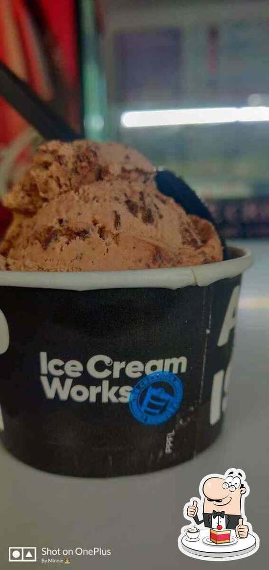Menu at Ice Cream Works, Visakhapatnam
