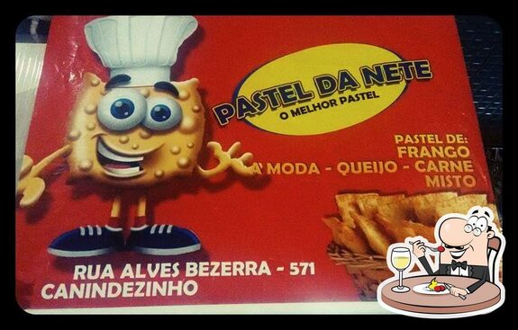 Menu at Pastel da Nete cafeteria, Fortaleza