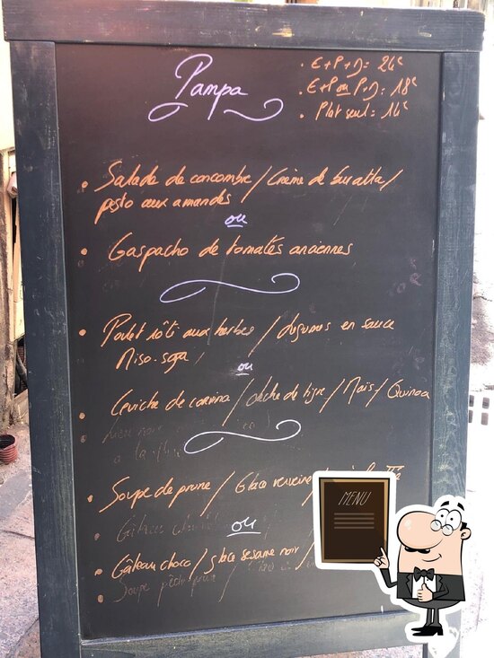 Pampa restaurant, Perpignan - Restaurant menu