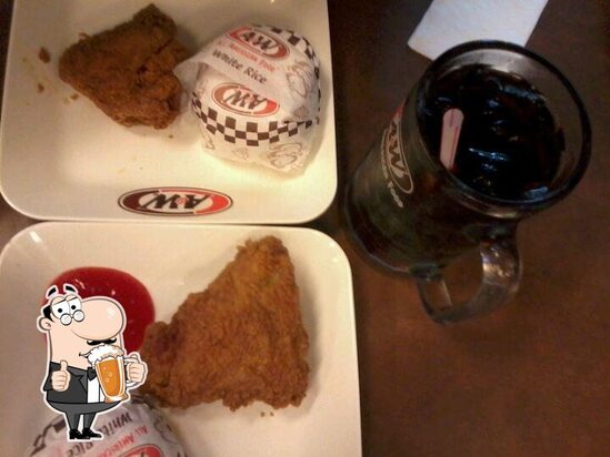 Menu at A&W Resto restaurant, Jakarta, Citos