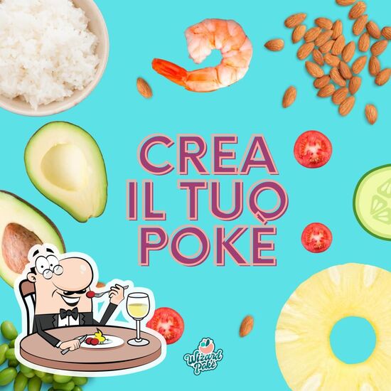 Speisekarte von Wizard pokè restaurant, Turin