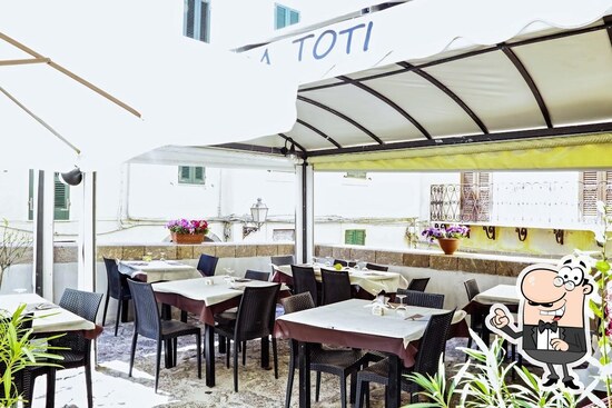 Menu at Trattoria Da Toti restaurant, Castelsardo, Piazza Del Popolo