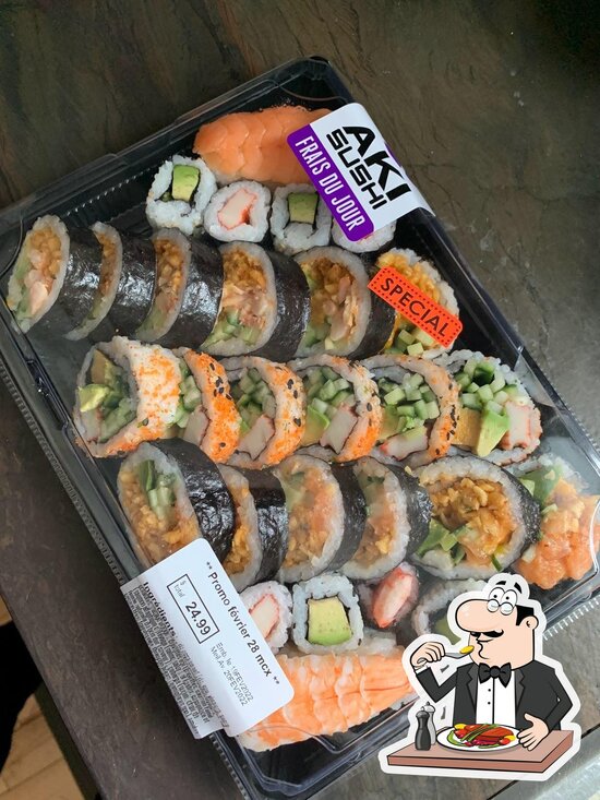 Menu au AKI Sushi (inside Metro Plus Dorion) restaurant, Montréal