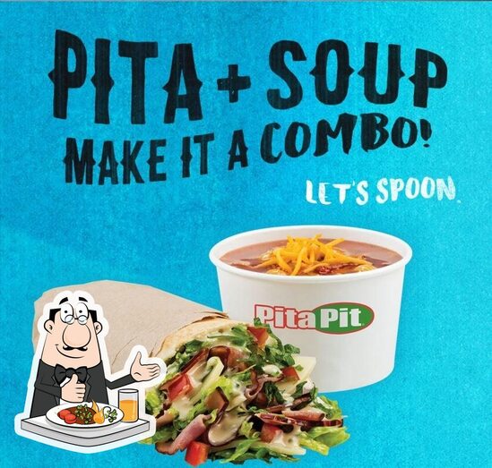 Menu at Pita Pit fast food, Evans