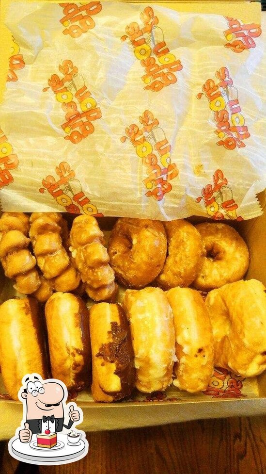 Menu at Gibson's Donuts restaurant, Memphis
