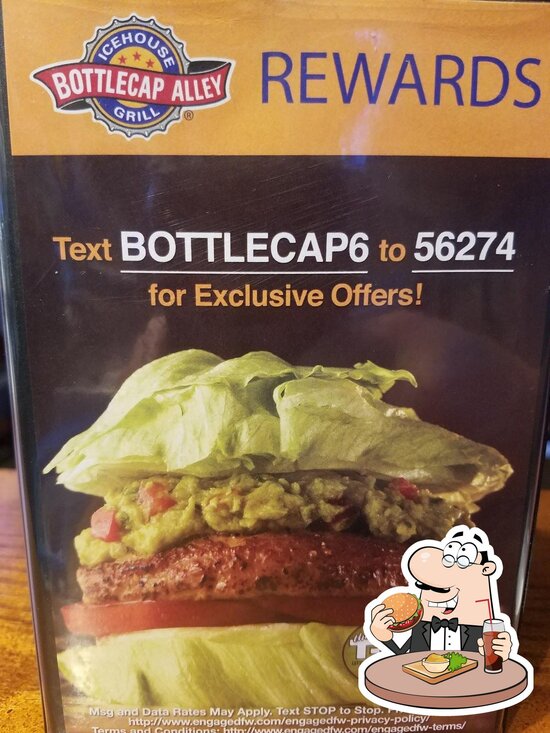 Bottlecap Alley Icehouse Grill, Corsicana - Restaurant menu, prices and ...