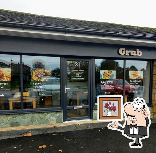 Menu at Grub cafe, York