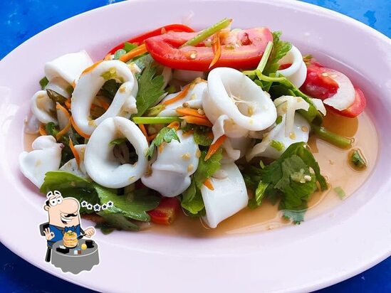 Menu at แซ่บแสบปาก restaurant, Ban Chang