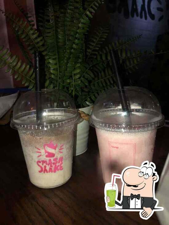 Menu at Smash & Shake cafe, Bandung