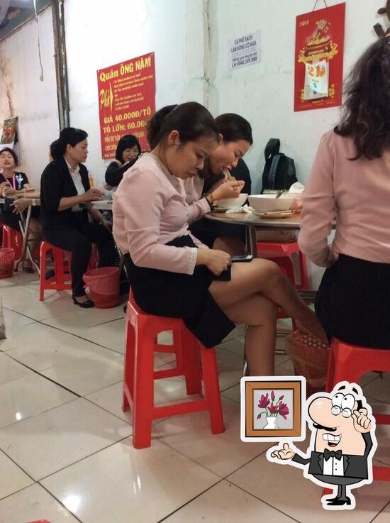 Menu at Phở Ông Năm restaurant, Ho Chi Minh City