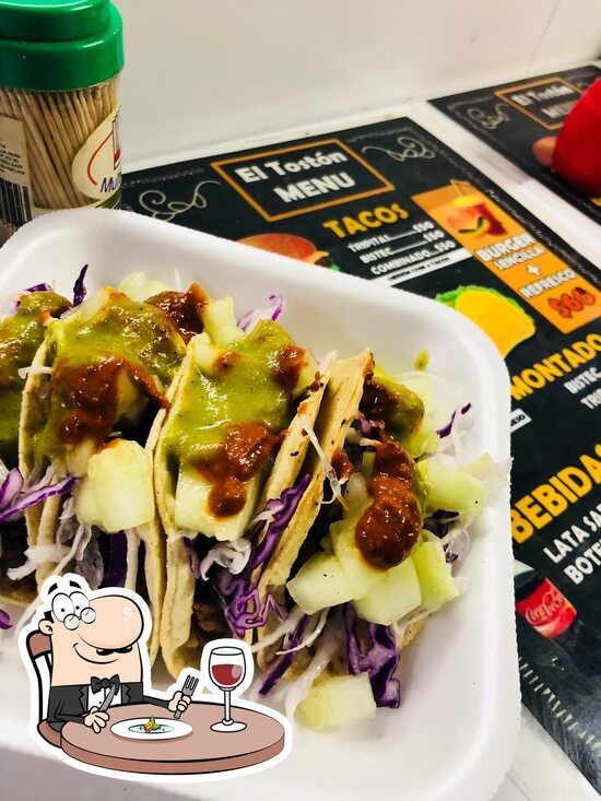 Menu at El Tostón restaurant, Chihuahua