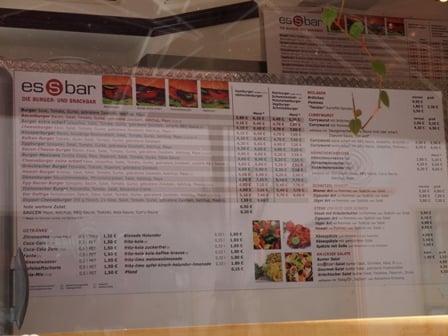 Menu at essbar, Aalen