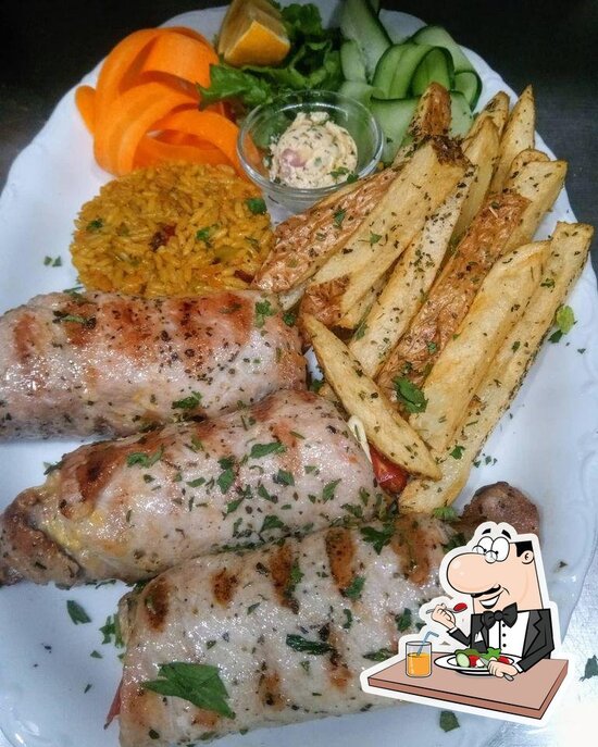 Menu at It's greek to me, Volos