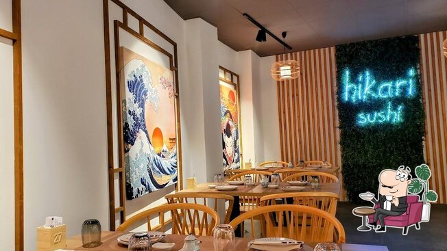 Menu at HIKARI SUSHI restaurant, Aviles