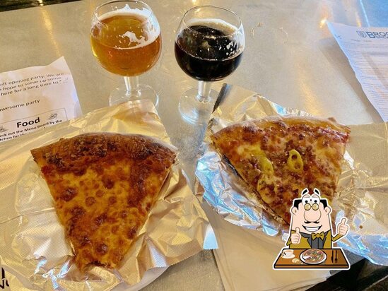 Menu at Brooks Brewing South pizzeria, Ferndale