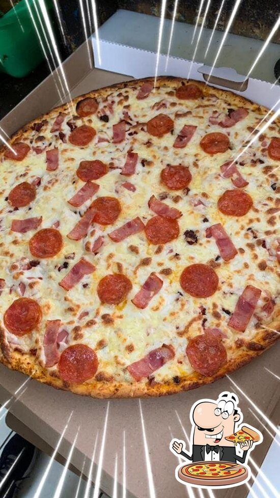 Menu at Pizzas Meños restaurant, Guadalajara