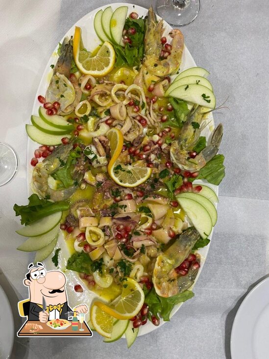 Menu at The taste of the sea restaurant, Gjirokaster