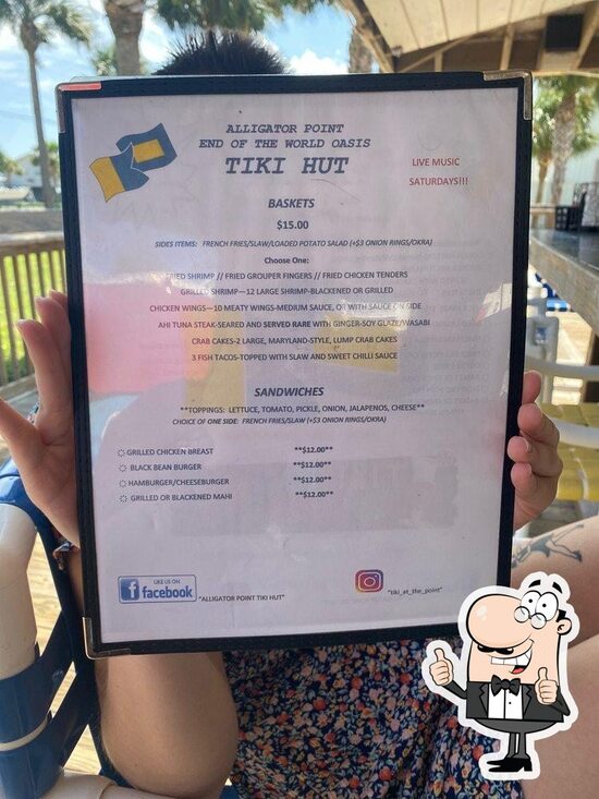 Menu at Salty Pearl - Alligator Point Tiki pub & bar, USA