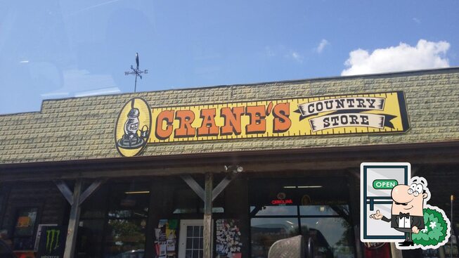 Menu at Crane's Country Store restaurant, Williamsburg, Old U.S. 40