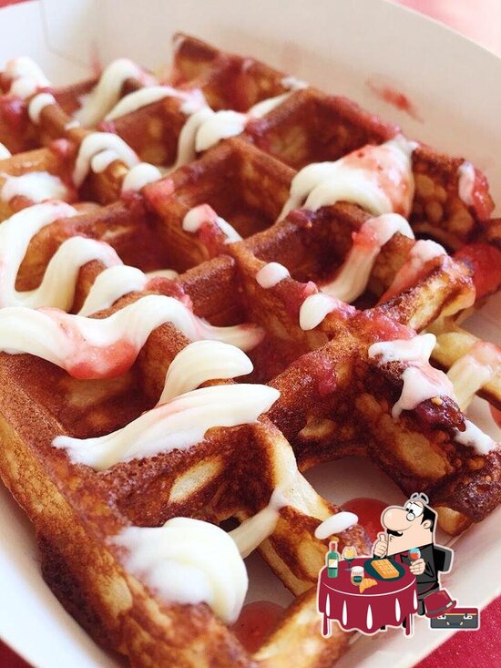 Menu at The Waffle Club, London