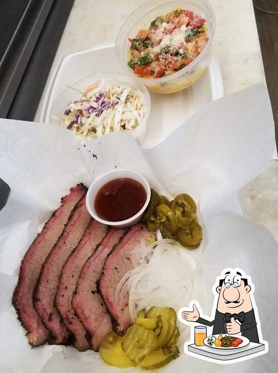 Menu at Koop’s Bbq, Galveston