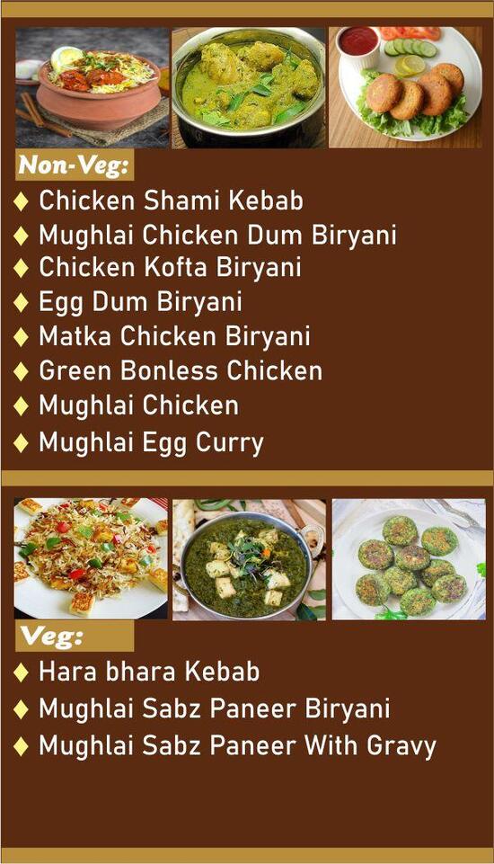 Menu at Amber Mughal Kitchen, Vadodara, 308