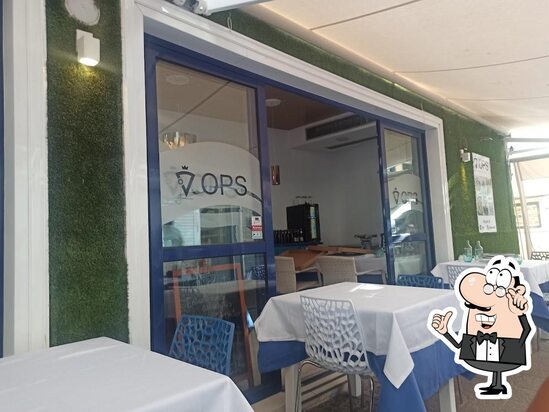 Menu at Ops restaurant, Los Cristianos