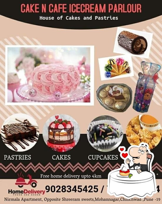 Menu at Cake N Cafe Ice Cream Parlour, Pune, 1 Datta Mandir Chowk