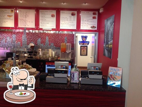 Menu at Chicago Burger Company restaurant, Chicago, Fashion Outlets Way