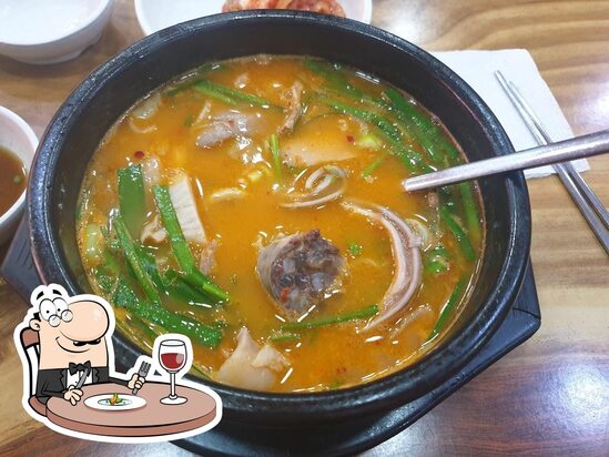 Menu at Suyeong Bonga Dwaeji-gukbap restaurant, Busan