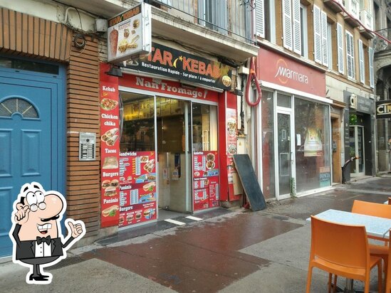Menu at Star Kebab restaurant, Toulouse