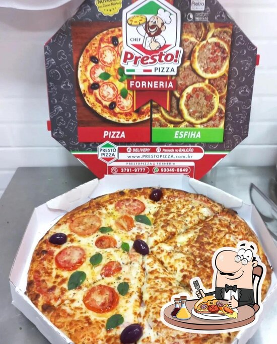 Menu at PrestoPizza Forneria restaurant, São Paulo