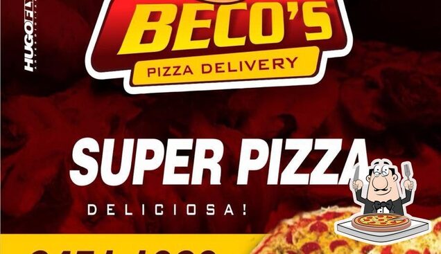 Menu at Beco's Pizza Delivery pizzeria, Recife