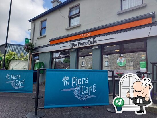 Menu at The Piers café, Ireland