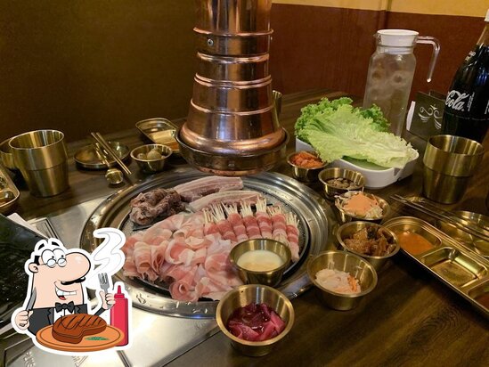 Menu at Mr LV samgyupsal house Korean restaurant, Manila