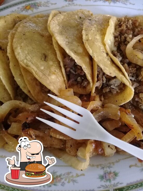 Menu at Tacos Reyna restaurant, Saltillo