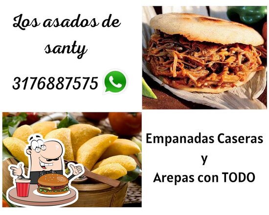 Menu at Los Asados de Santy - Desayunos - Antojos Vallunos - Comidas ...