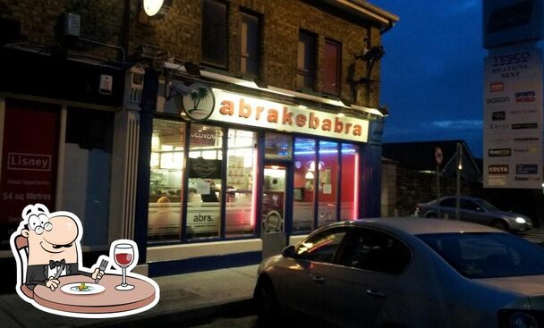 Menu at Abrakebabra fast food, Carlow