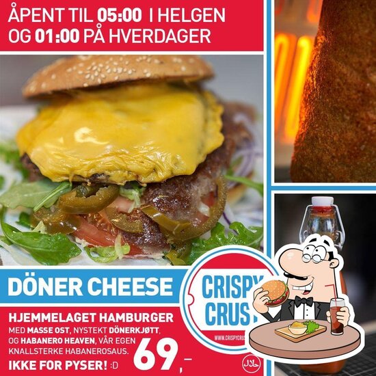 Menu at Crispy Crust Holmlia restaurant, Oslo