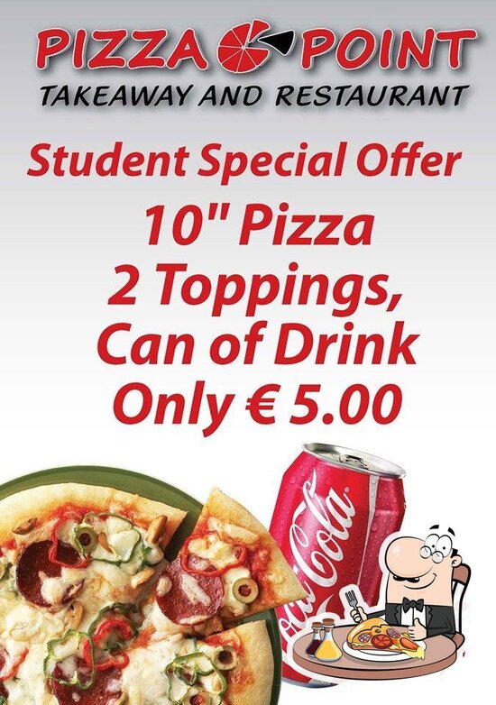 Menu at Pizza Point restaurant, Newcastle West