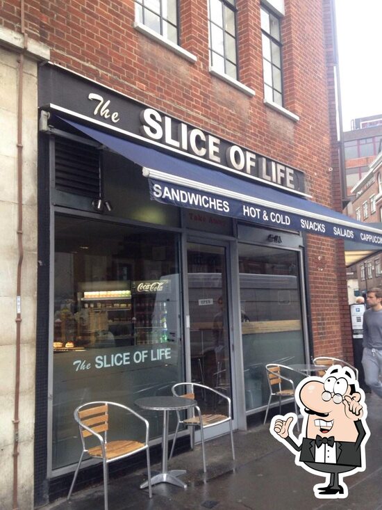 Menu at The Slice Of Life cafe, London