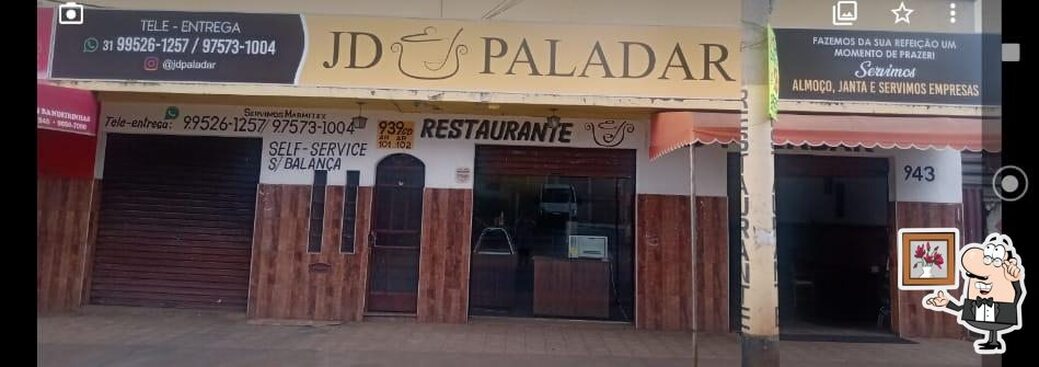 Menu at Jd paladar restaurant, Betim