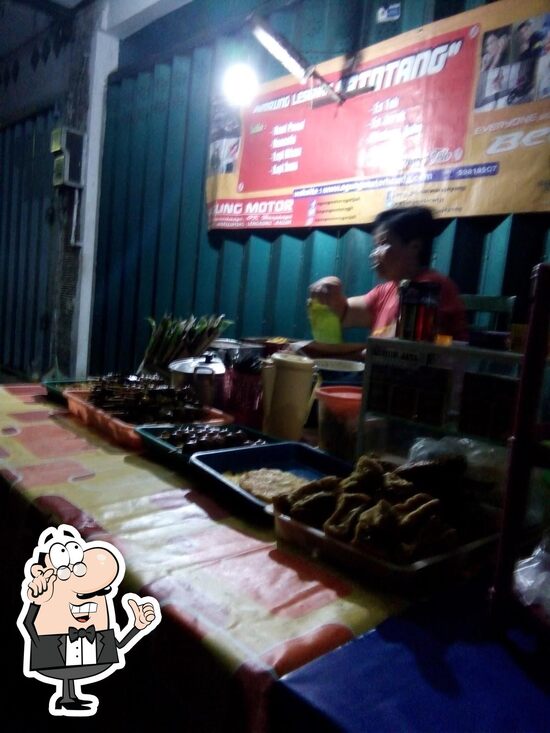 Menu at Pecel Bintang restaurant, Nganjuk