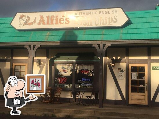 Menu at Alfie's Fish & Chips restaurant, Lompoc