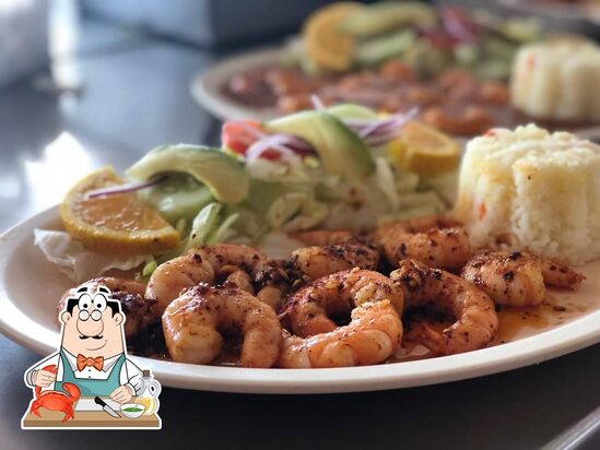 Menu at Mariscos El Guapo restaurant, El Salto